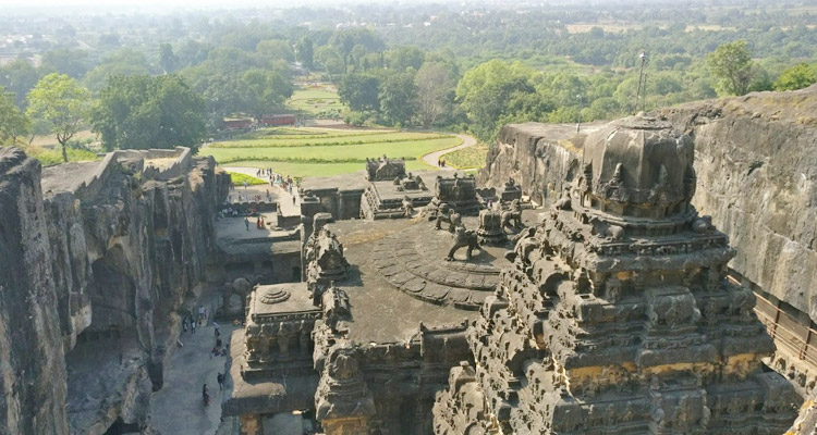 Ellora Caves Map Ajanta Ellora Tour : A Travelogue Cum Guide To The